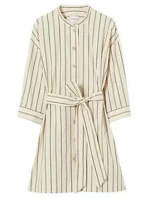 Claudie Pierlot Striped Cotton Mini Dress - Multicolored