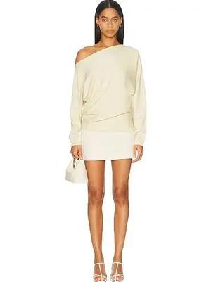 SEROYA Ethel Dress - Shortbread & Eggshell