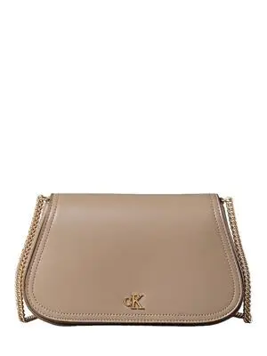 Calvin Klein Curved Monogram Chain Wallet - Desert Taupe