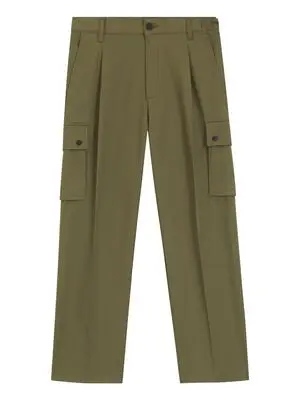 Hugo Relaxed-fit Cargo Trousers - Light Green