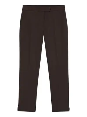BOSS Slim-fit Jersey Trousers - Dark Brown