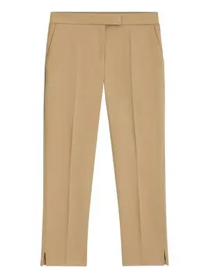 BOSS Slim-fit Jersey Trousers - Light Beige