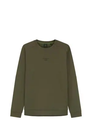 BOSS Porsche X Sweatshirt With Reflective Logo - Light Green