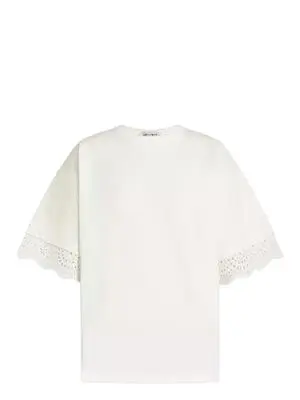 Alberta Ferretti Sleeve-detail T-shirt - White