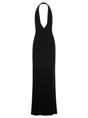 NILI LOTAN Lita Halterneck Gown - Black