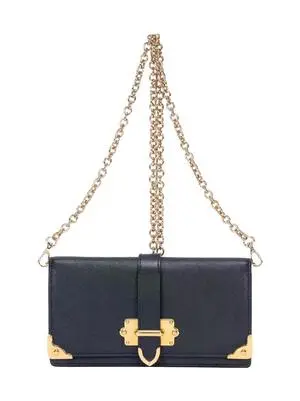 Prada Saffiano Chain Strap Bag - Black
