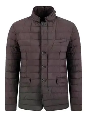 Herno Quilted Buttoned Jacket - Brown