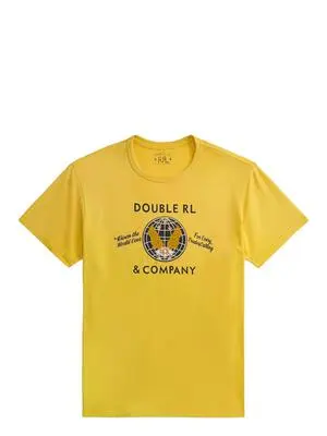 Ralph Lauren Slogan-print Cotton T-shirt - Yellow