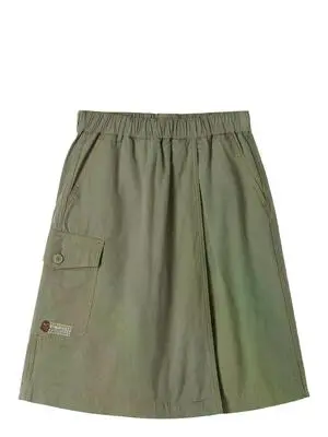 FINGERCROXX Logo-detail Cargo-pocket Skorts - Green