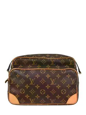 LOUIS VUITTON 2005 Nile Monogram Shoulder Bag - Brown