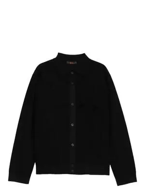 CROQUIS Lapel Pocket Shirt - Black