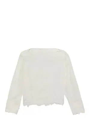 JNBY Floral-embroidered Blouse - White