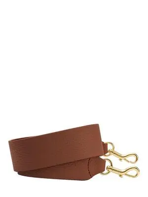 Cuyana Shoulder Luggage Strap - Dark Chestnut