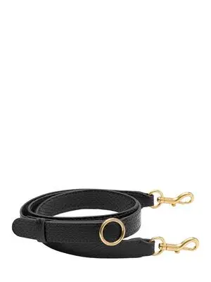 Cuyana Adjustable Leather Luggage Strap - Black