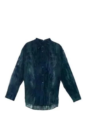 JNBY Oversized See-through Shirt - Blue