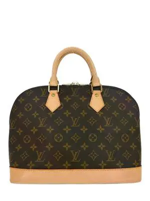 LOUIS VUITTON 2001 Alma Monogram Tote - Brown
