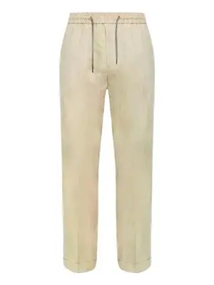 Paul Smith Drawstring Tailored Trousers - Neutrals