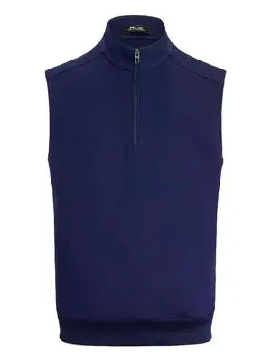 Rlx Ralph Lauren Half-zip Vest - Blue