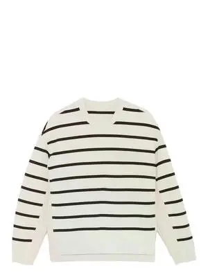 CROQUIS Striped Crewneck Jumper - Neutrals