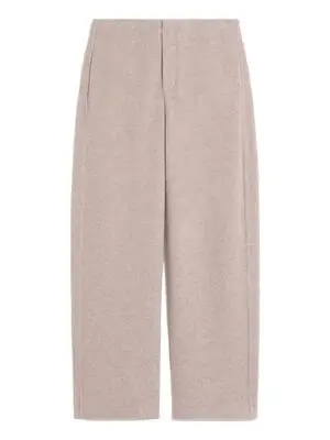 Max Mara Cashmere And Wool Fleece Trousers - Beige