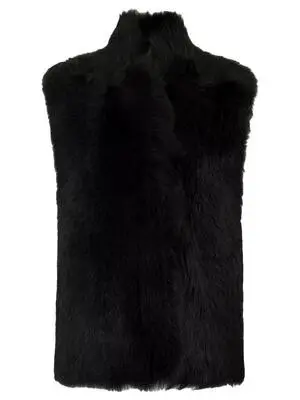 MOORER Fur Trim Dress