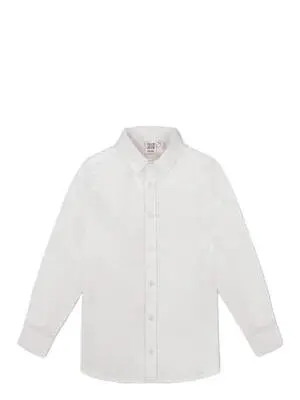 DEUX PAR DEUX Button Down Long Sleeve Shirt - White
