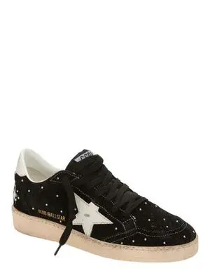 GOLDEN GOOSE Ball Star Low Top Sneakers - Black/milk