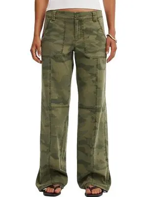COTTON ON Lexi Low Rise Utility Pant Camo