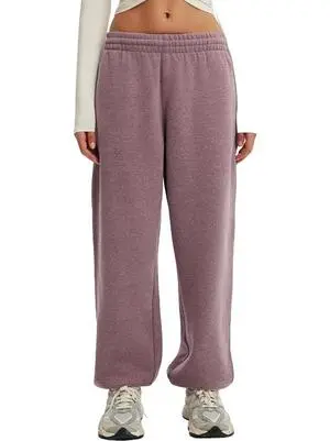 Cotton:on Active Plush Boyfriend Jogger - Pickled Beet Marle