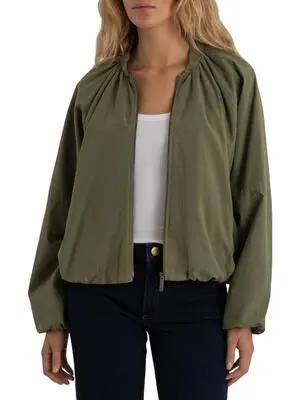 KUT FROM THE KLOTH Lainey Ruched Bomber Jacket