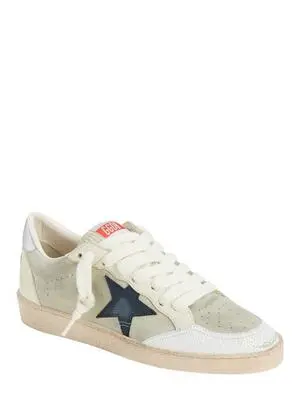 GOLDEN GOOSE Ball Star Low Top Sneakers - Grey/white/beige/navy
