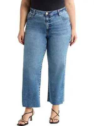 Kut From The Kloth High Waist Ankle Wide Leg Jeans - Star