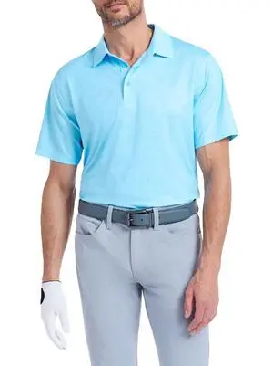 Robert Graham Orsett Performance Golf Polo - Light Blue