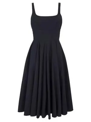 EMILIA WICKSTEAD Fit & Flare Dress - Black