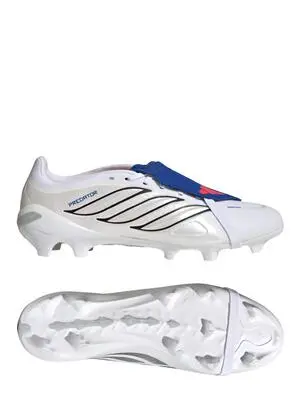 Adidas Predator League Firm Ground Soccer Cleats - Cloud White / Zero Metalic / Royal Blue