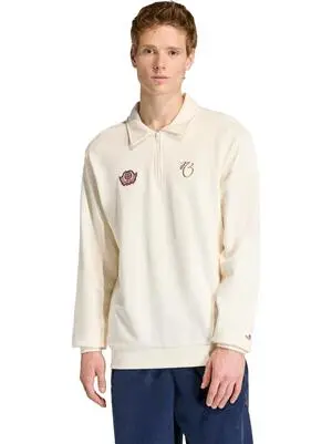 Adidas Jude Bellingham Loose Half Zip Pullover - Off White