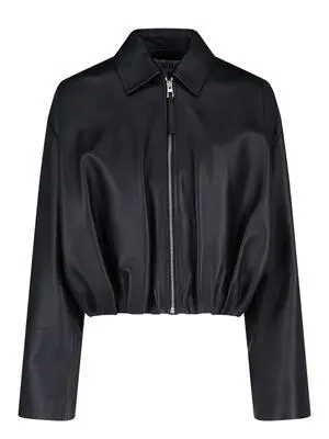 Loewe Draped Zip Jacket - Black