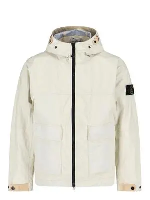 Stone Island Technical Fabric Jacket - Cream