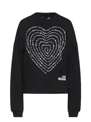 Moschino Fleece Sweatshirt With Logo - Black