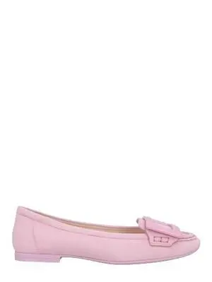 ROGER VIVIER Ballerina Flats With Appliqués - Pink