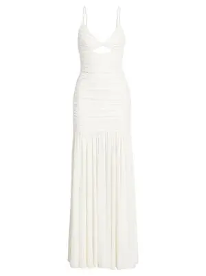 Retrofete Bristol Cutout Maxi Dress - White