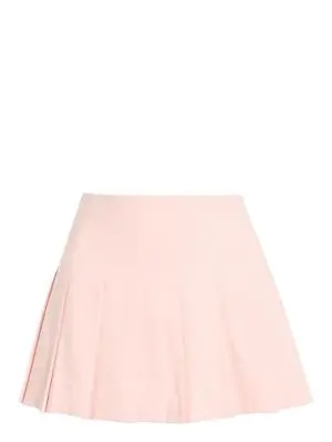 Alice + Olivia Carter Pleated Mini Skirt - Baby Pink