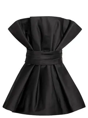 Retrofete Annette Strapless Mini Dress - Black
