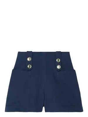 ARTCLUB Vita Marina Cotton-twill Shorts - Navy