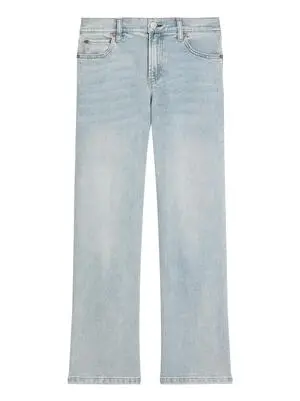Alice + Olivia Roxie Low-rise Flared Jeans - Light Denim