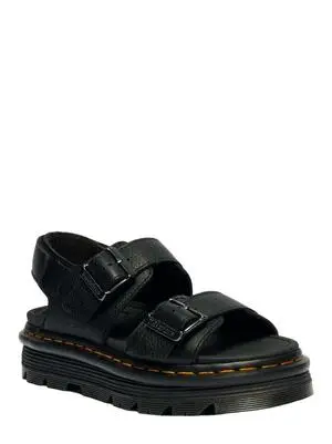 Dr. Martens Zebzag Pisa Platform Sandals - Black