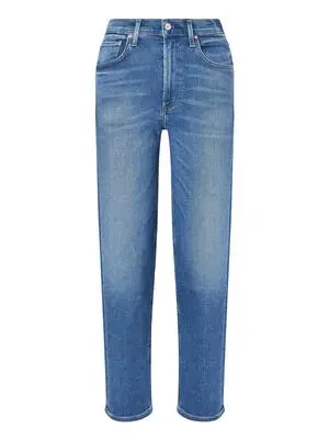 Citizens Of Humanity Palma High-rise Straight-leg Recycled Jeans - Blue