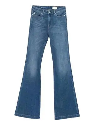 Ag Tropea High-rise Flare Jeans - Blue