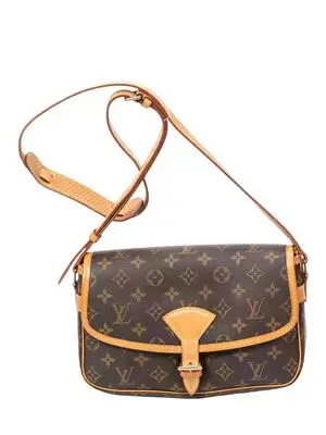 LOUIS VUITTON 2000 Sologne Monogram Shoulder Bag - Brown