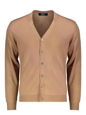 Fedeli V-neck Cardigan - Neutrals